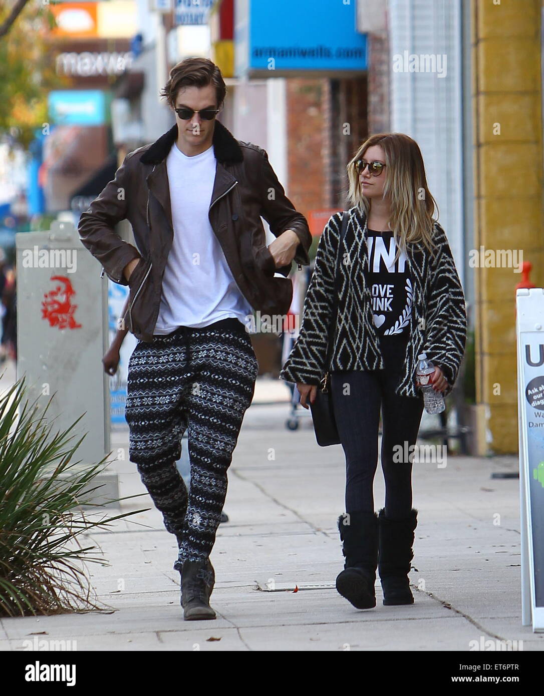 Ashley Tisdale and husband, Christopher French out and about together ...