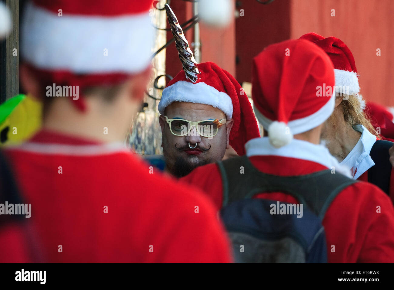 SantaCon LA 2014 - Santa Claus Convention in Hollywood Featuring ...