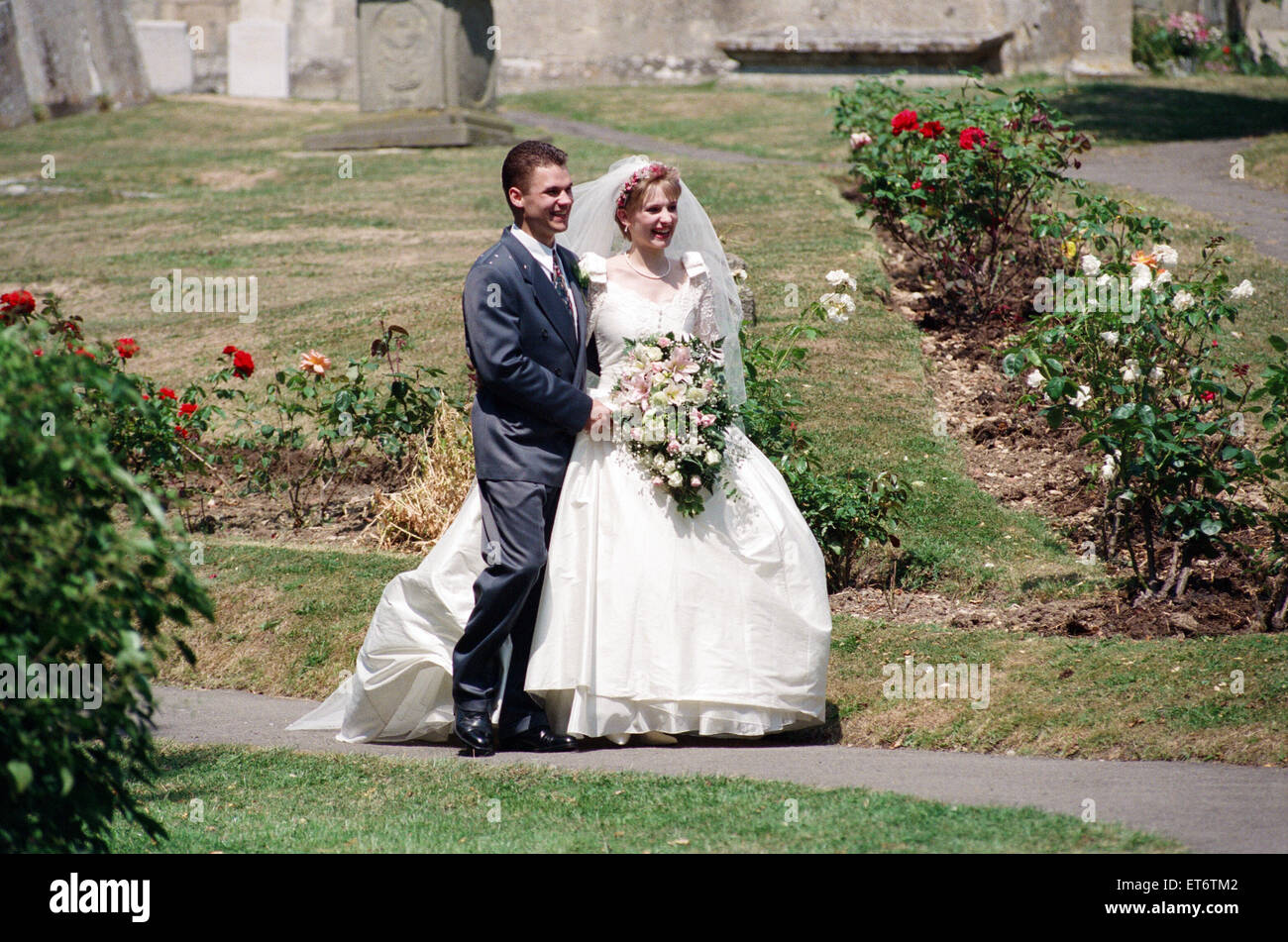 The wedding of Stephen West and Andrea Davis at St George's Church ...