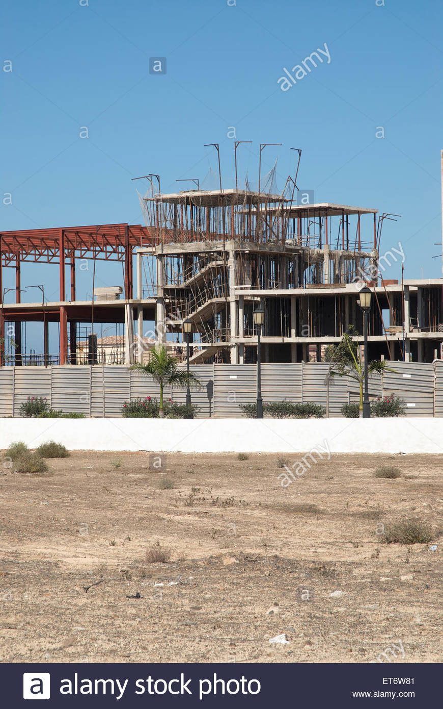 Unfinished Abandoned Construction Building Site Stock Photos ...
