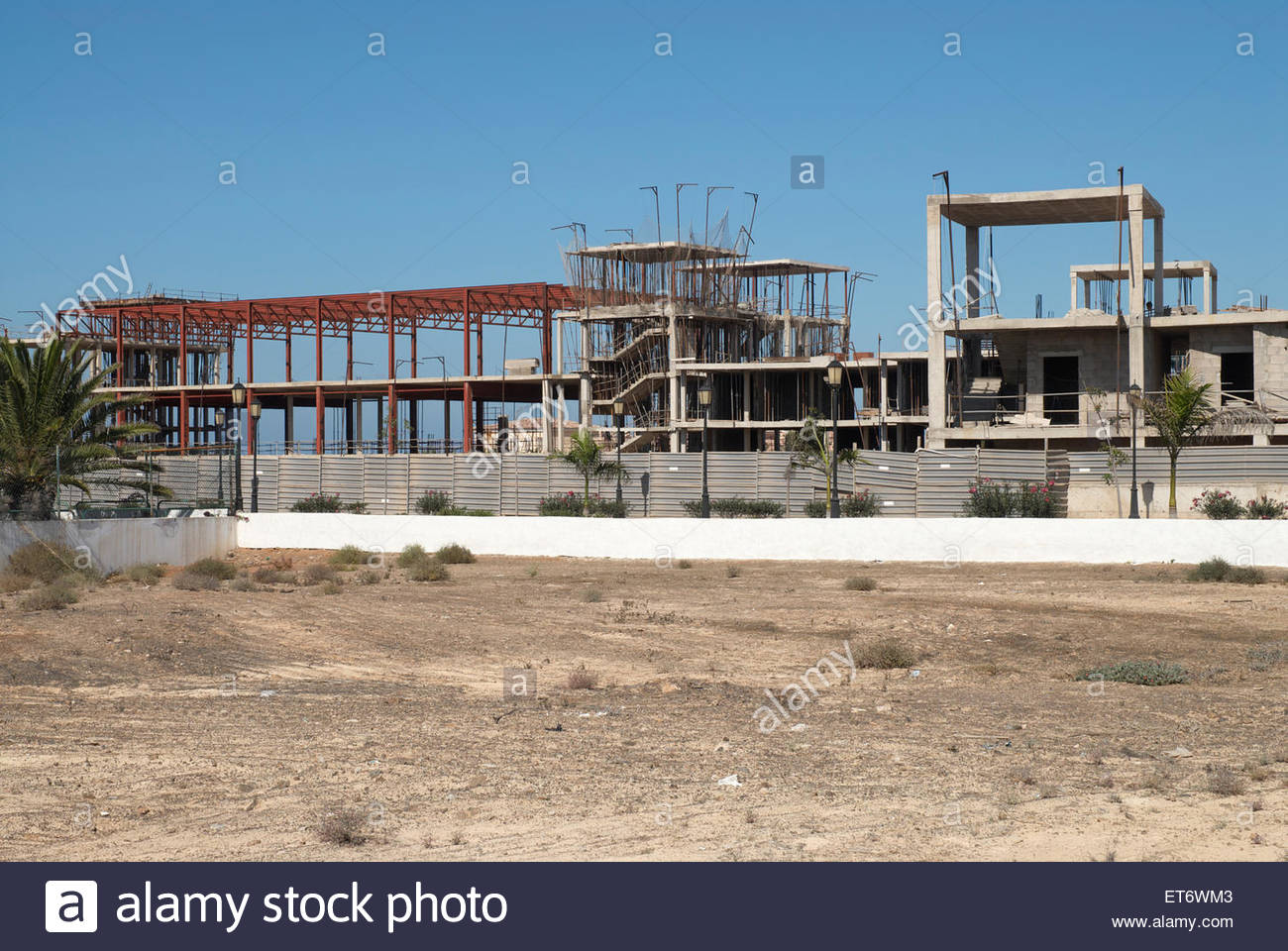 Unfinished Abandoned Construction Building Site Stock Photos ...