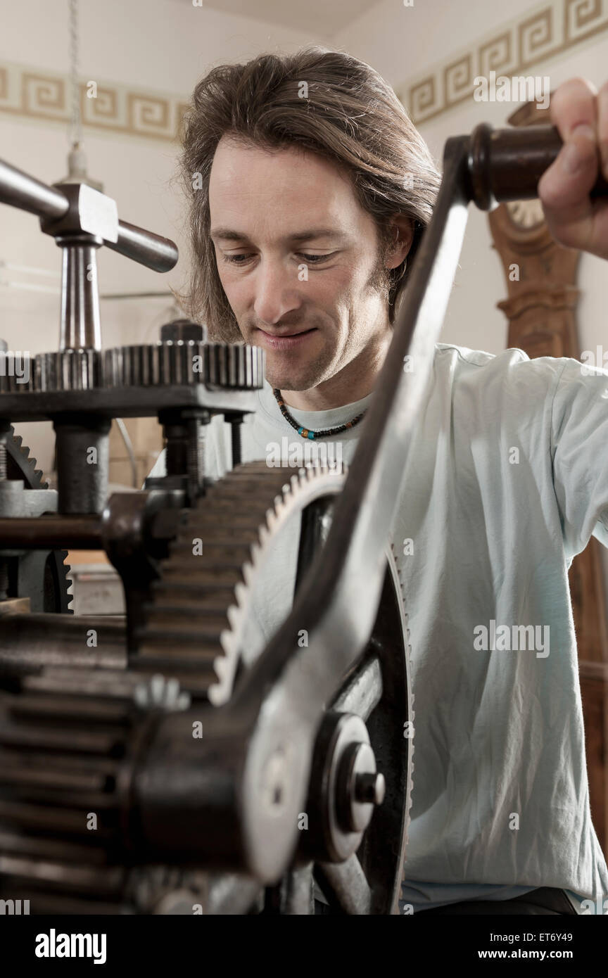 Rolling mill machinery for sheet metal hi-res stock photography and ...