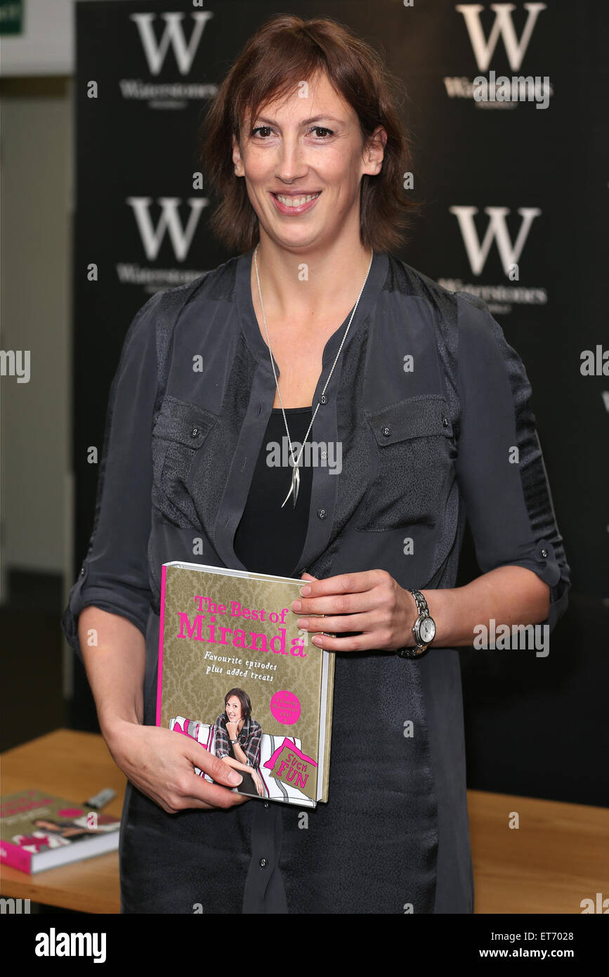 Miranda Hart signs copies of her new book ‘The Best of Miranda’ at ...