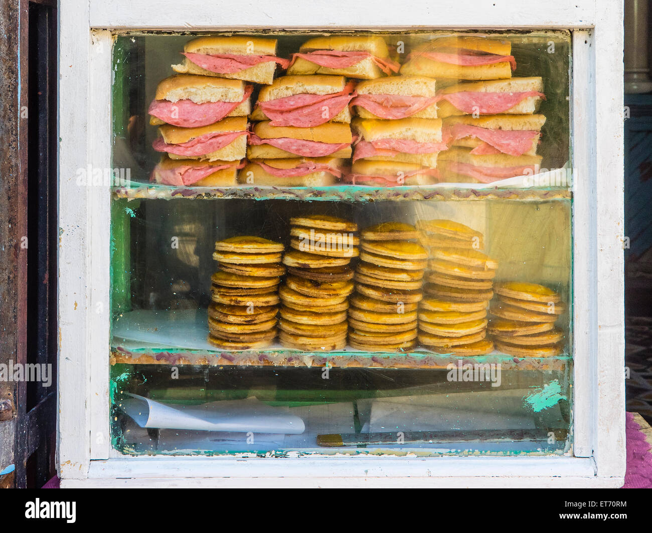 Sandwich display hi-res stock photography and images - Alamy