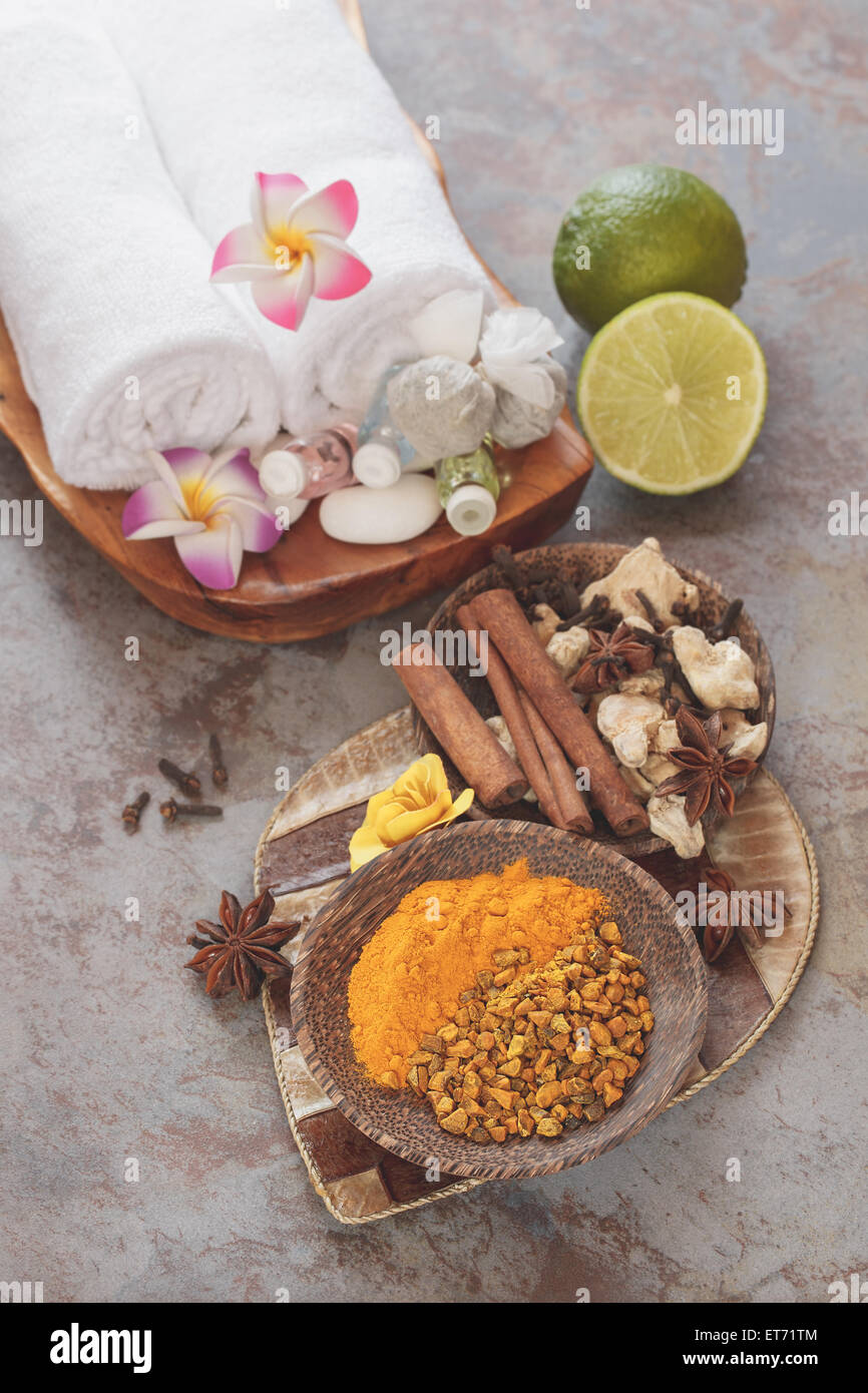 Spa. Jamu Indonesian spa, fresh ingredients. Some of the traditional ...