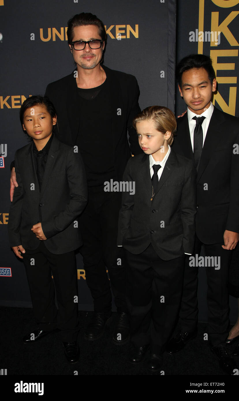 Los Angeles premiere of 'Unbroken' at the Dolby Theatre - Red carpet ...