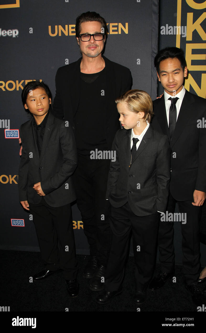 Los Angeles premiere of 'Unbroken' at the Dolby Theatre - Red carpet ...