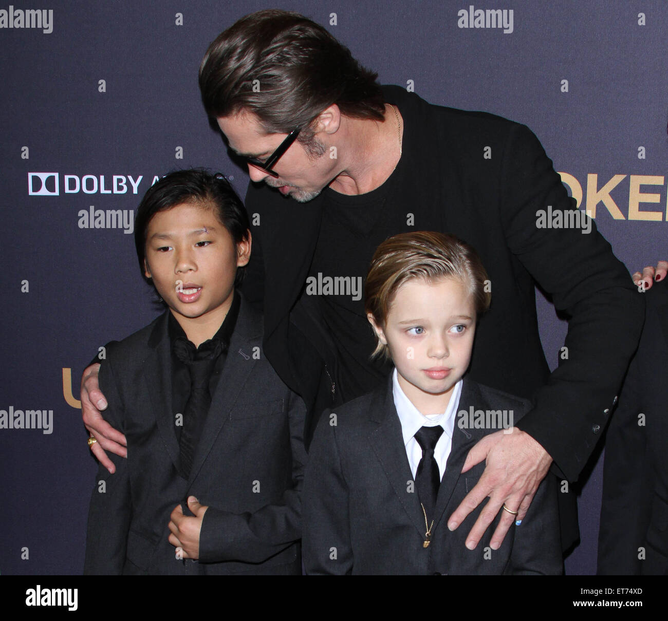 Unbroken Los Angeles Premiere Held At Tcl Chinese Theatre Imax In Hollywood Featuring Brad