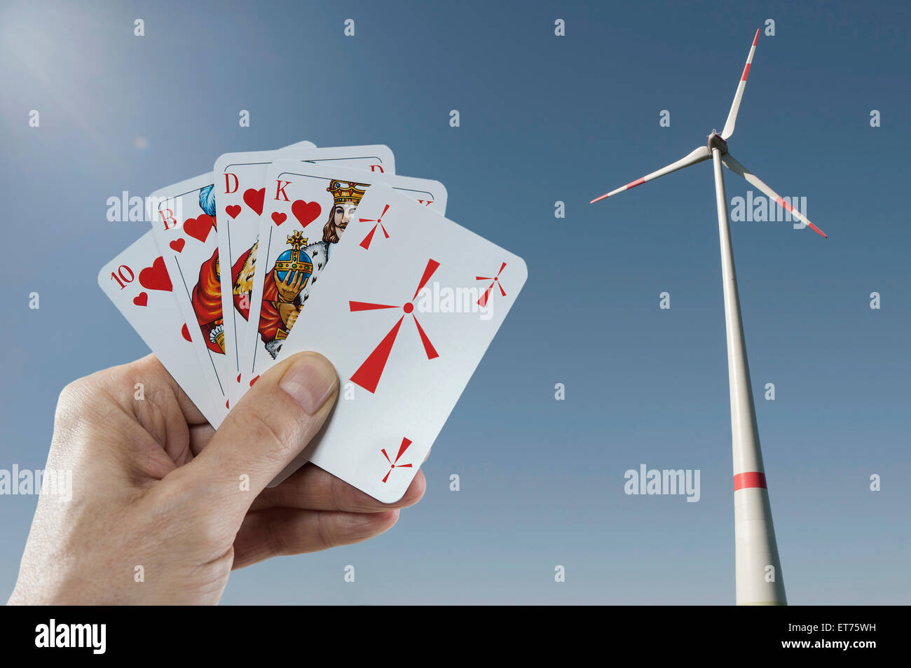Hand wind power source hi-res stock photography and images - Alamy