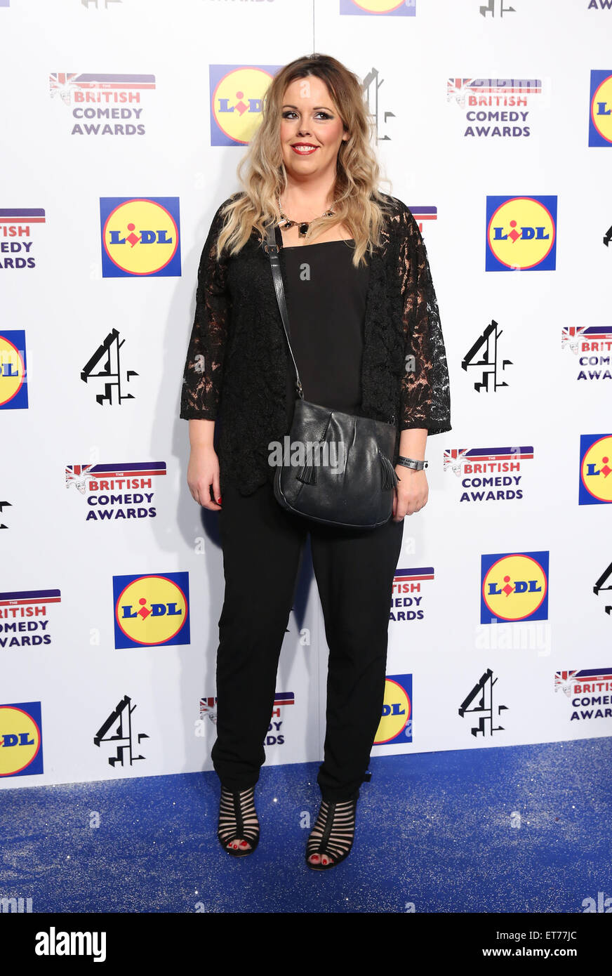The British Comedy Awards 2014 - Arrivals Featuring: Roisin Conaty ...
