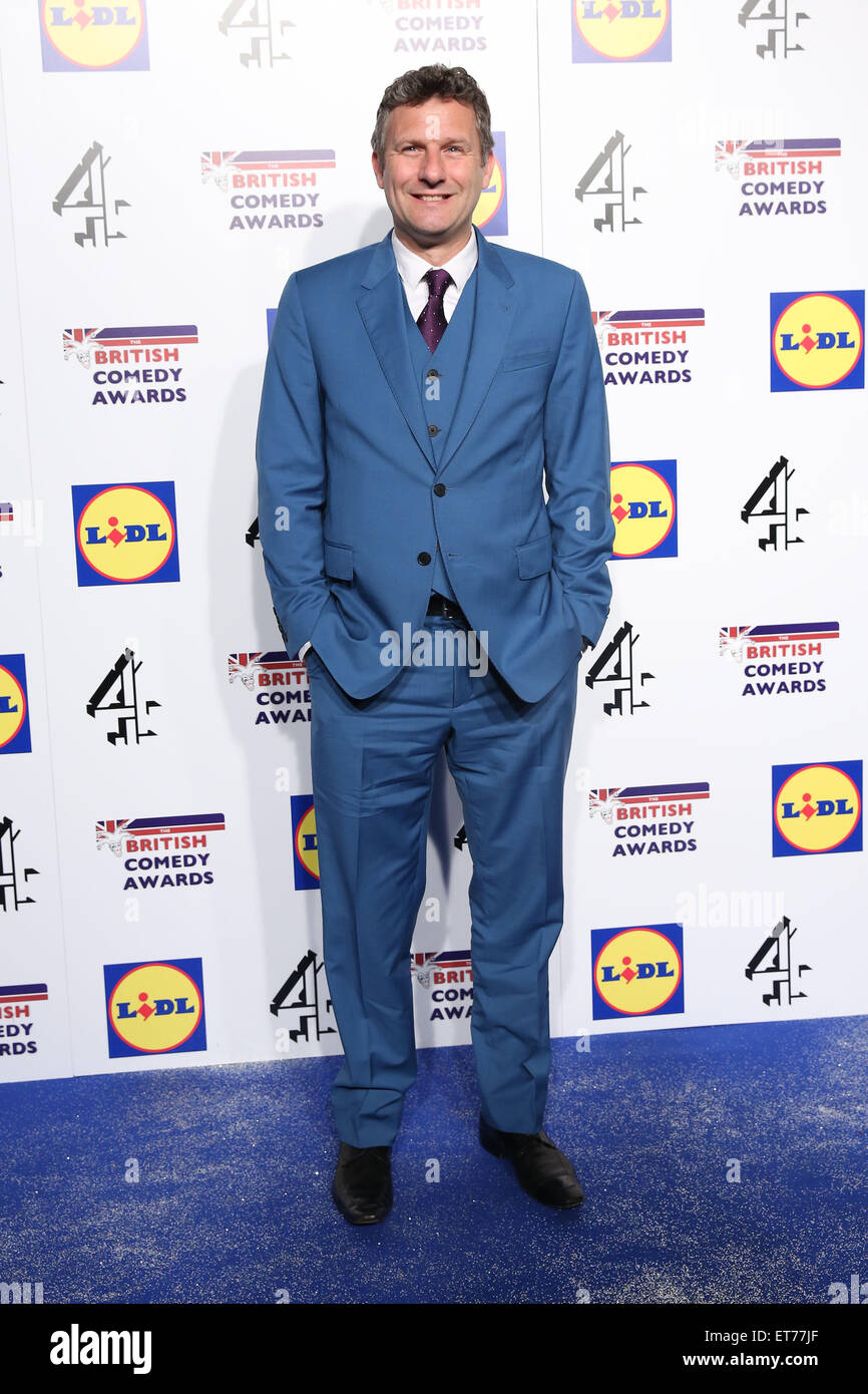 The British Comedy Awards 2014 - Arrivals Featuring: Adam Hills Where ...
