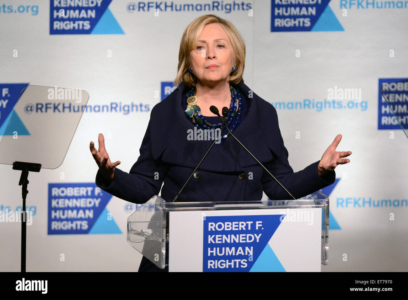 RFK Ripple Of Hope Gala - Awards Featuring: Hillary Rodham Clinton ...