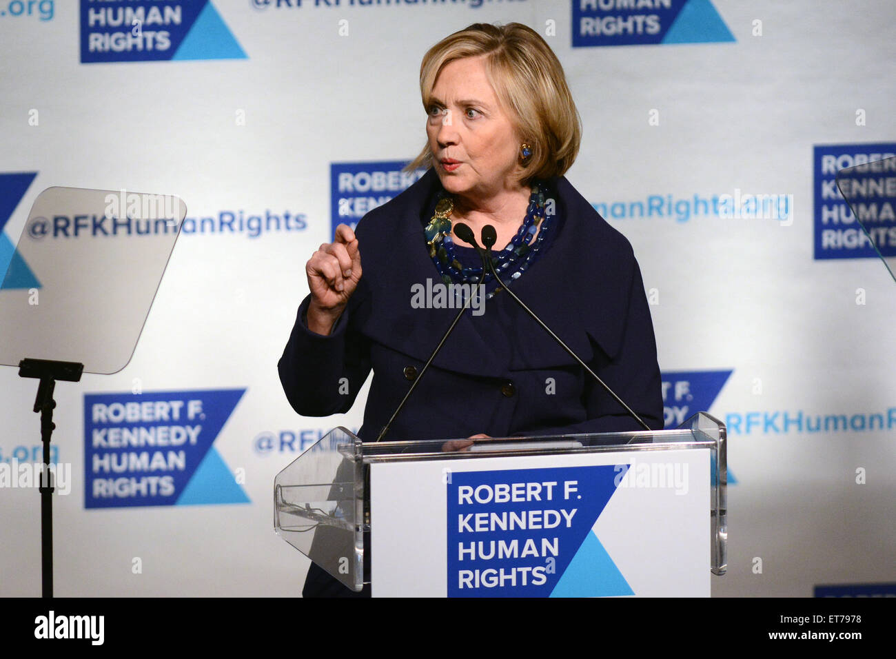 RFK Ripple Of Hope Gala - Awards Featuring: Hillary Rodham Clinton ...