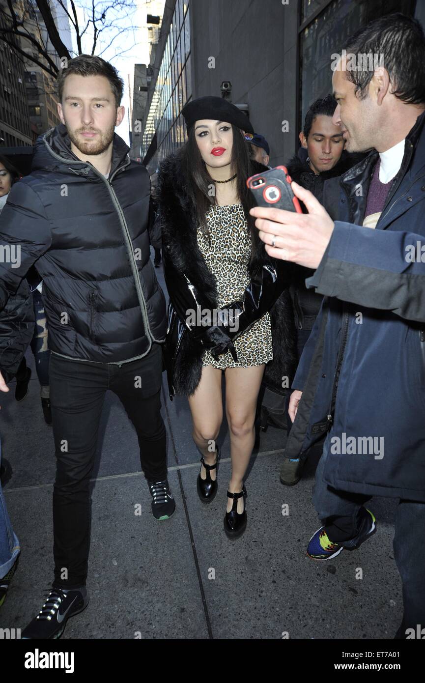 Charlie XCX leaving the Today Show Featuring: Charlie XCX, Charli XCX ...