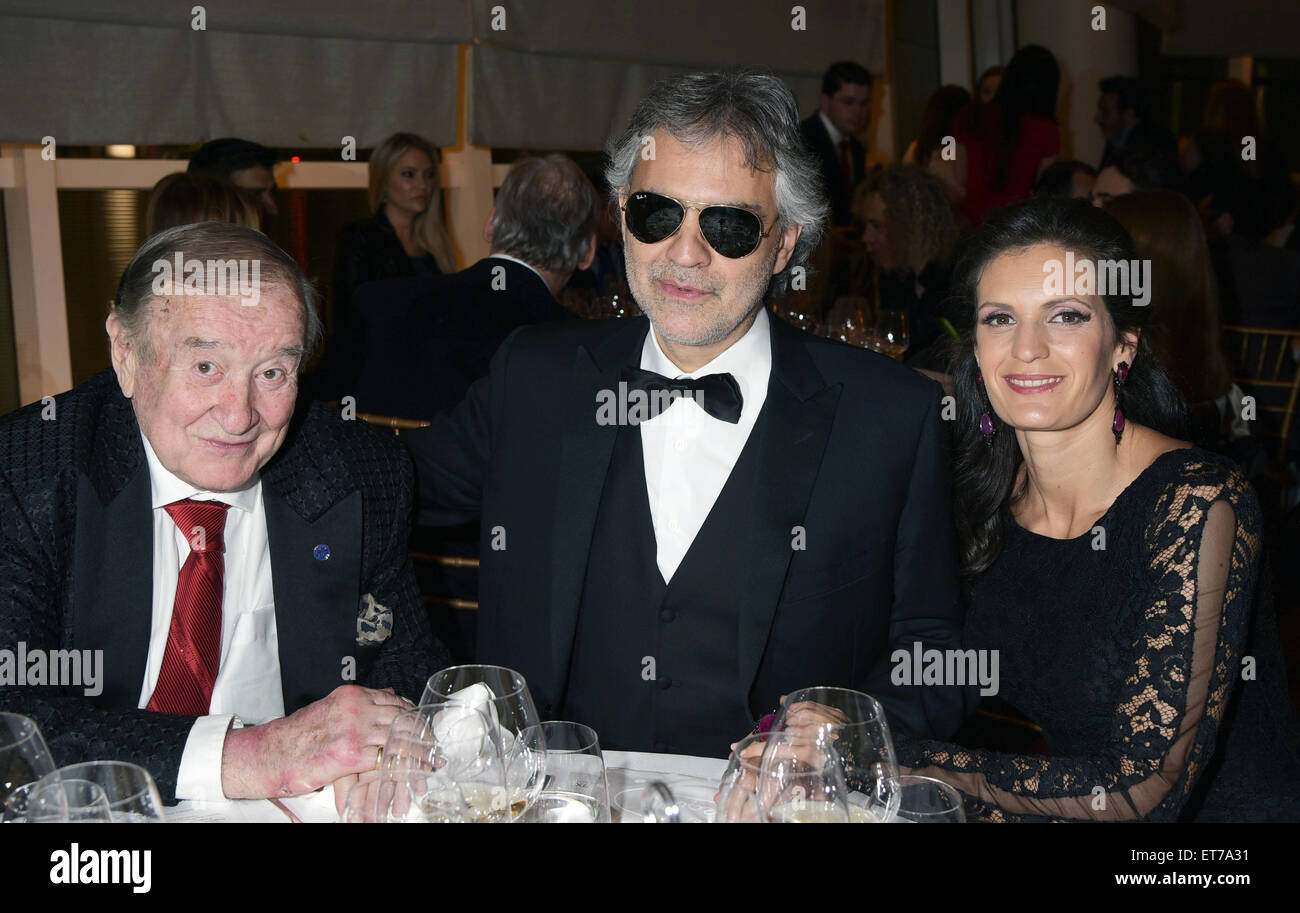 Andrea Bocelli and wife Veronica celebrate Le Cirque’s 40th anniversary ...