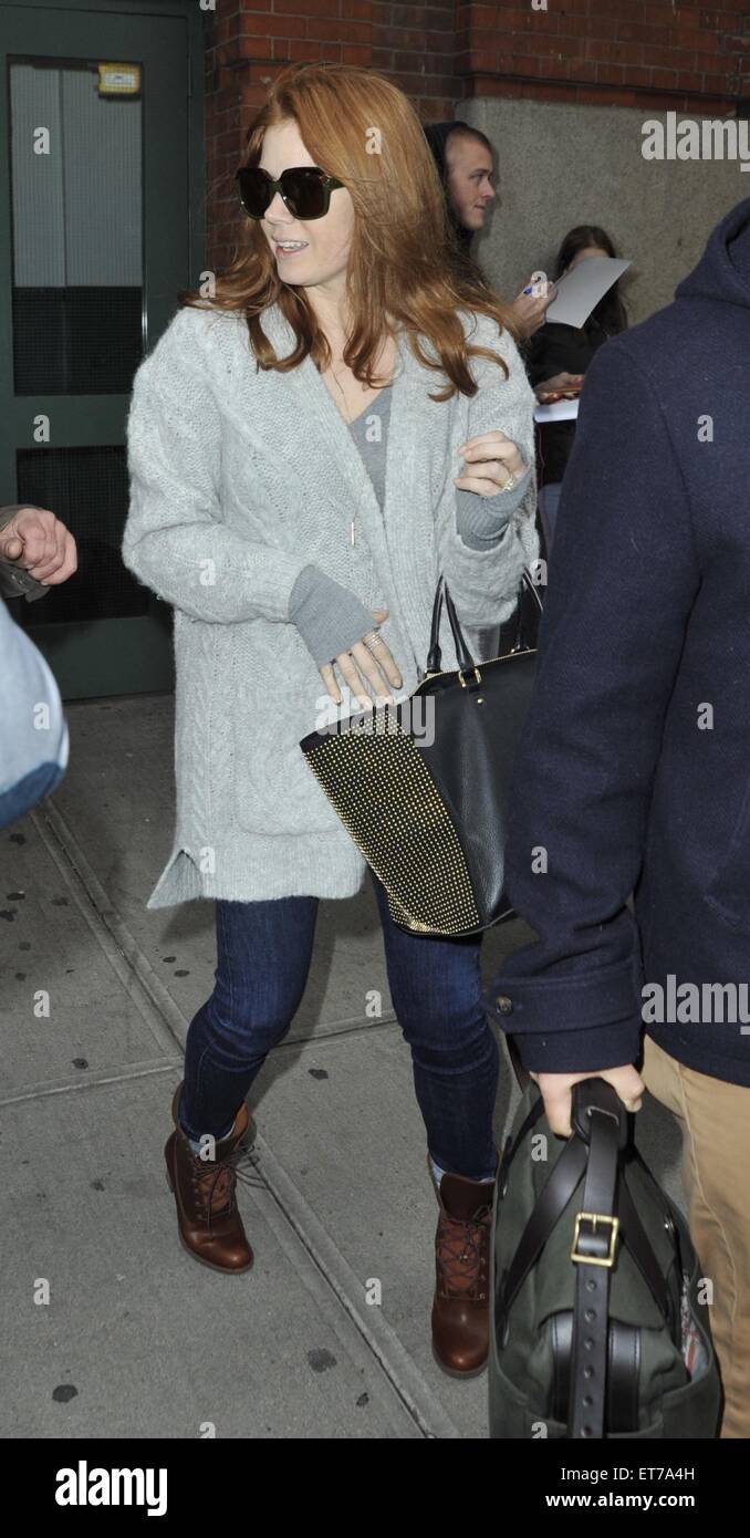 Amy Adams out and about in TriBeCa Featuring: Amy Adams Where ...