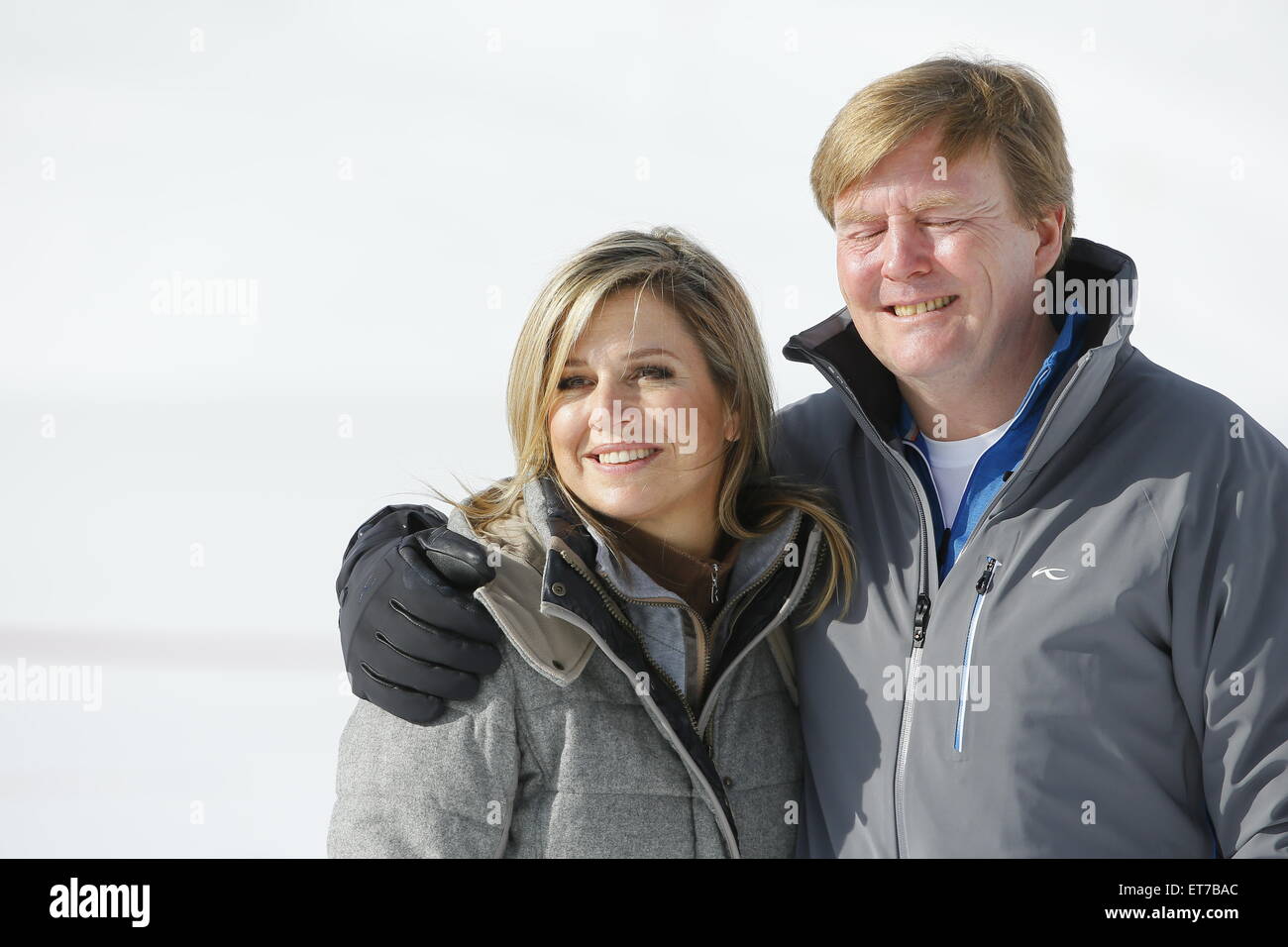 Dutch Royals pose for the media during a photo shooting in the Austrian ...