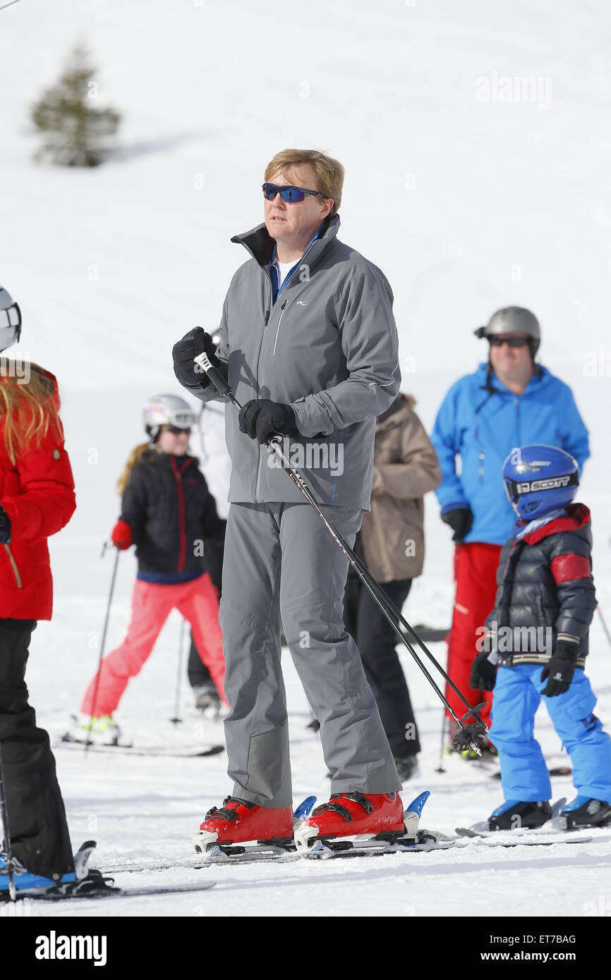 Dutch Royals pose for the media during a photo shooting in the Austrian ...