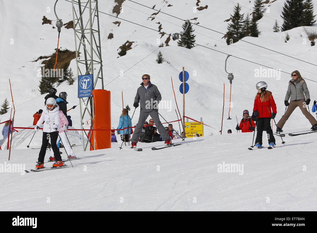 Dutch Royals pose for the media during a photo shooting in the Austrian ...