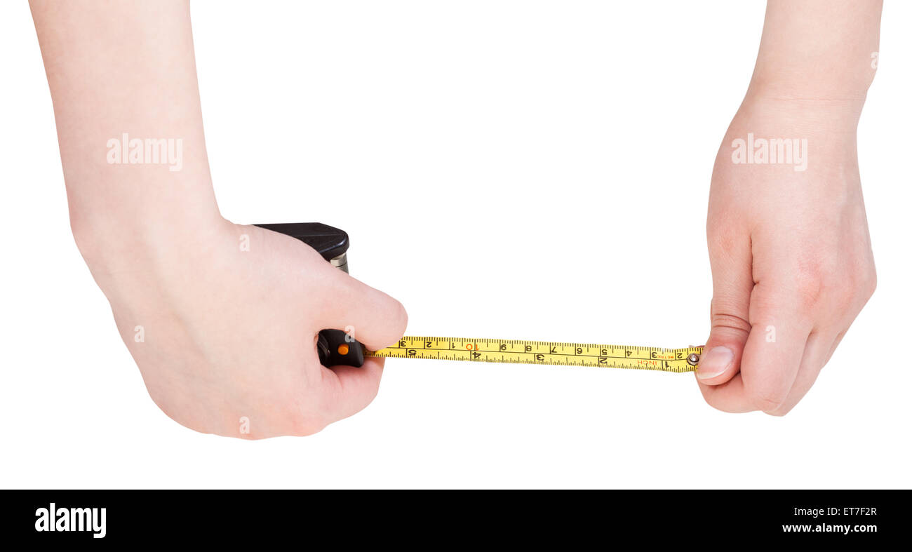 Hand scaling Cut Out Stock Images & Pictures - Alamy