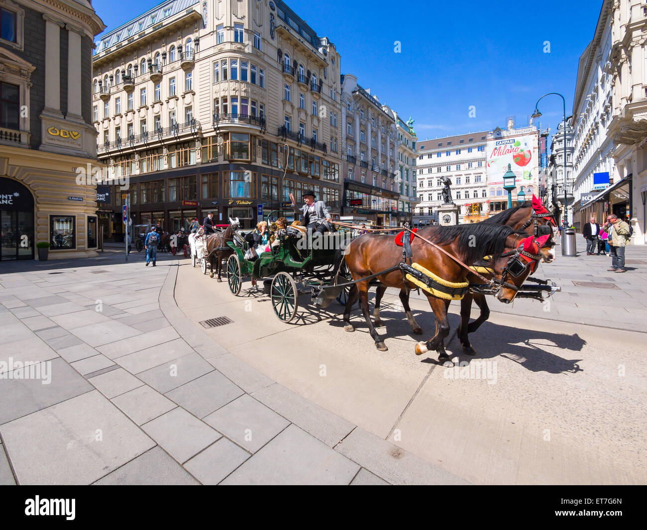 Austria, Vienna, carriage at Petersplatz Stock Photo - Alamy