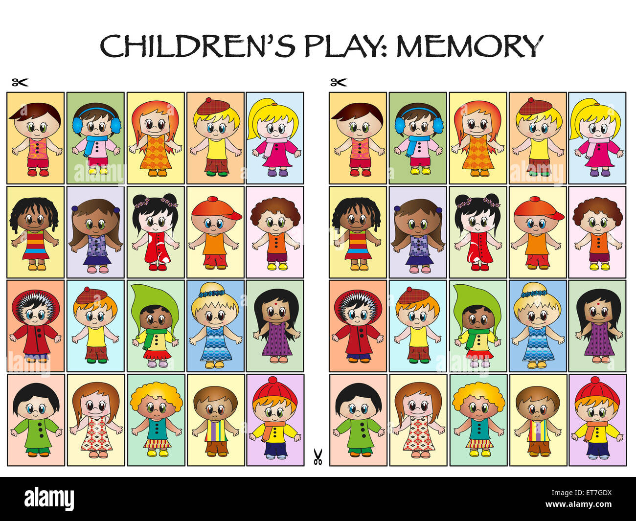 Memory game hi-res stock photography and images - Alamy