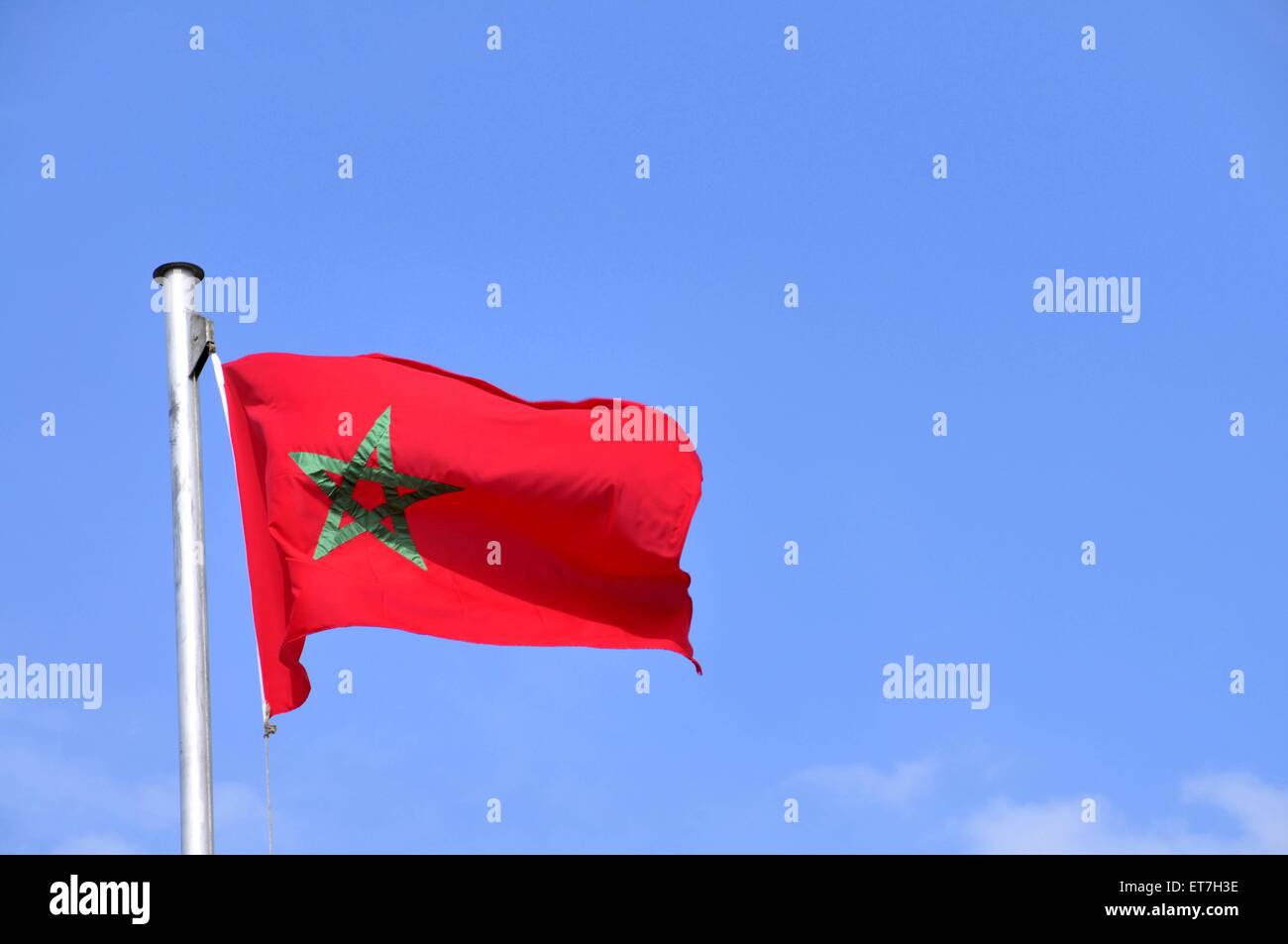 Marokkanische Nationalfahne, Marokko | Moroccan national flag, Morocco ...