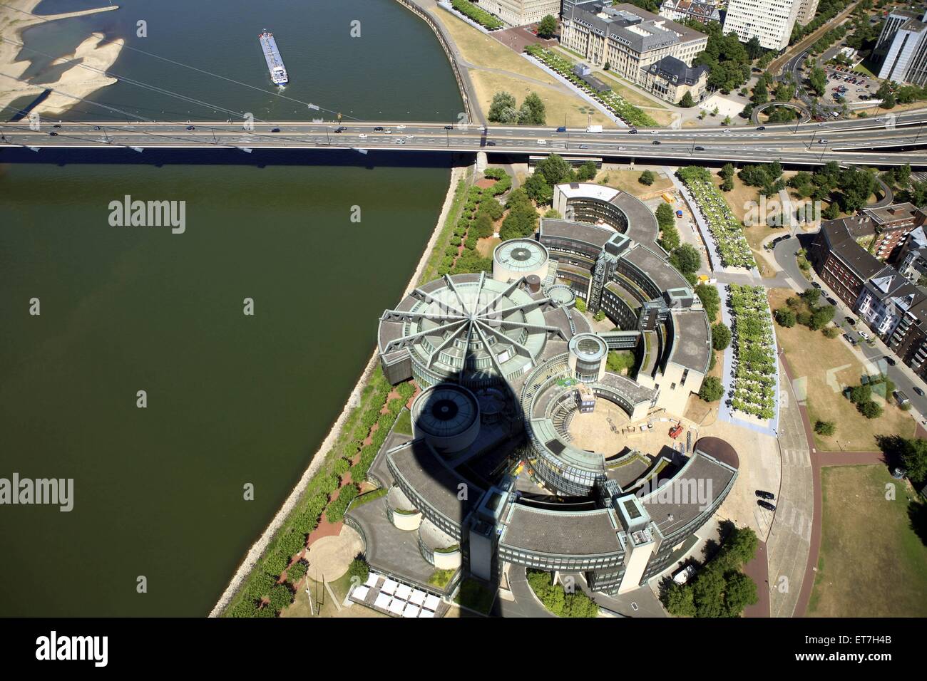 Parliament Rheinturm Rhine High Resolution Stock Photography and Images ...