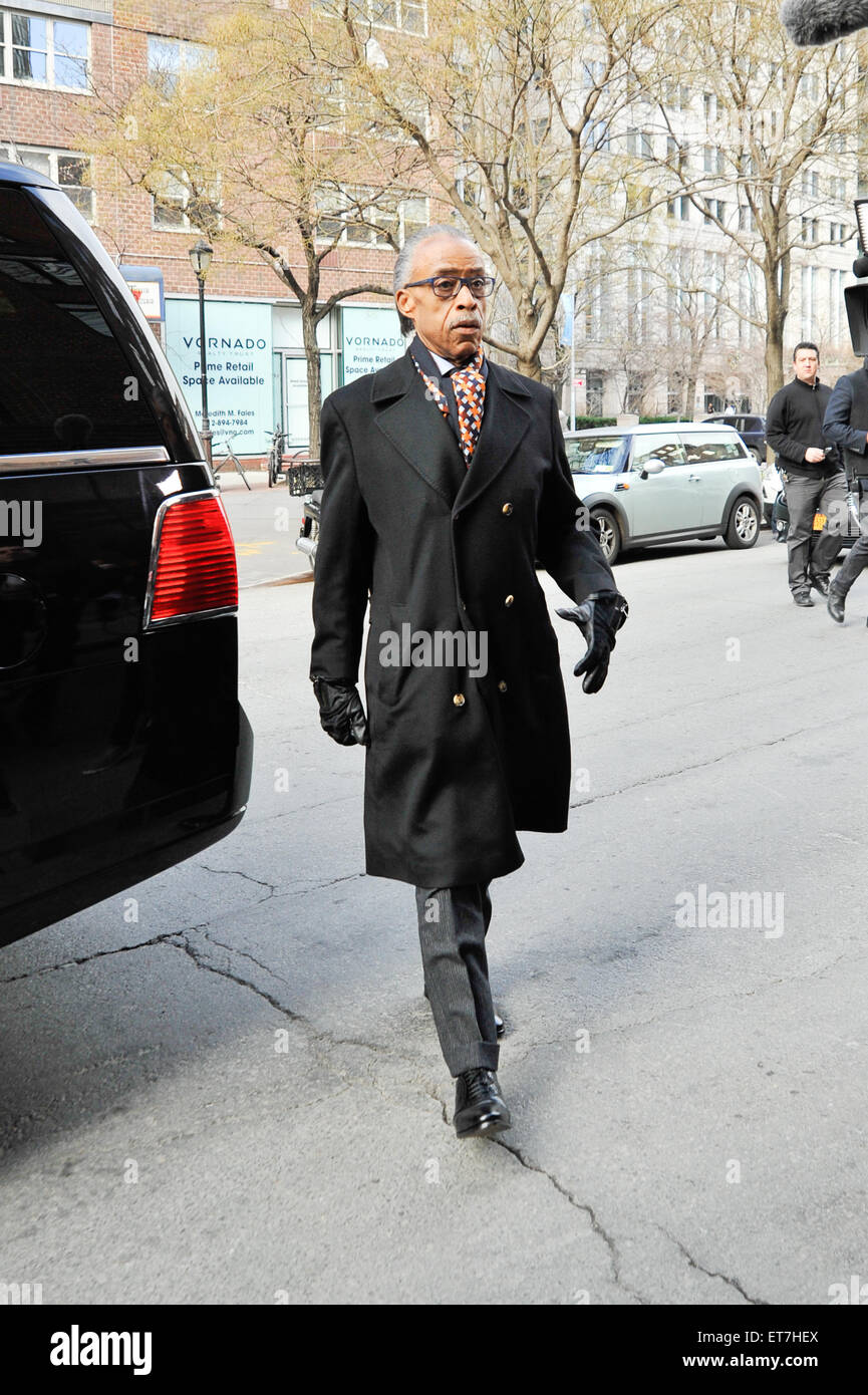 Rev Al Sharpton meets with Sony executives in New York Featuring: Al ...