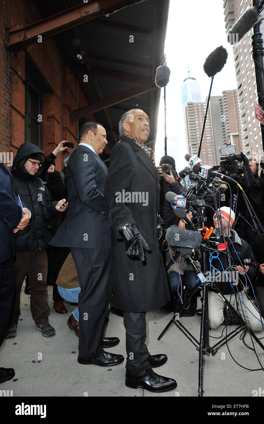 Rev Al Sharpton meets with Sony executives in New York Featuring: Al ...