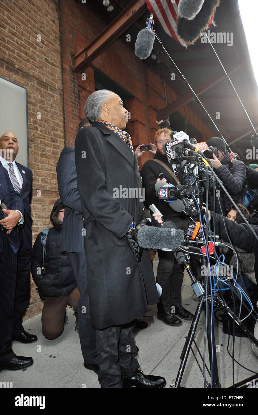 Rev Al Sharpton meets with Sony executives in New York Featuring: Al ...