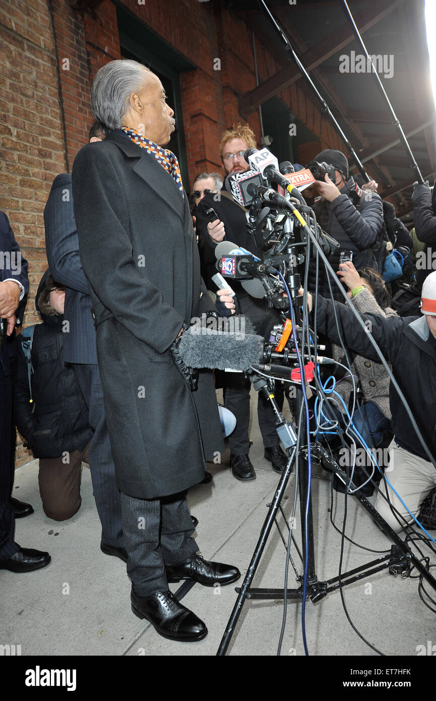 Rev Al Sharpton meets with Sony executives in New York Featuring: Al ...