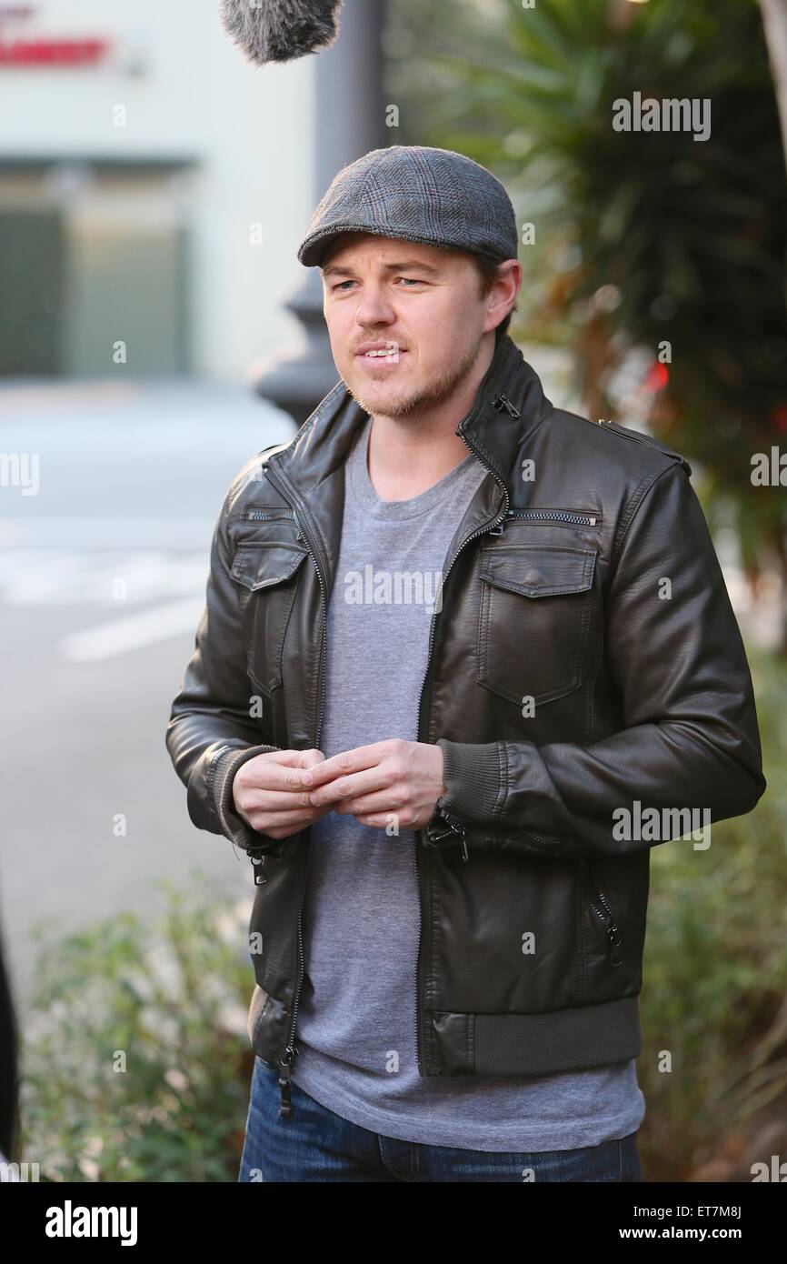 Bella Thorne is seen filming scenes for Teen Vogue with Johnny Wujek ...