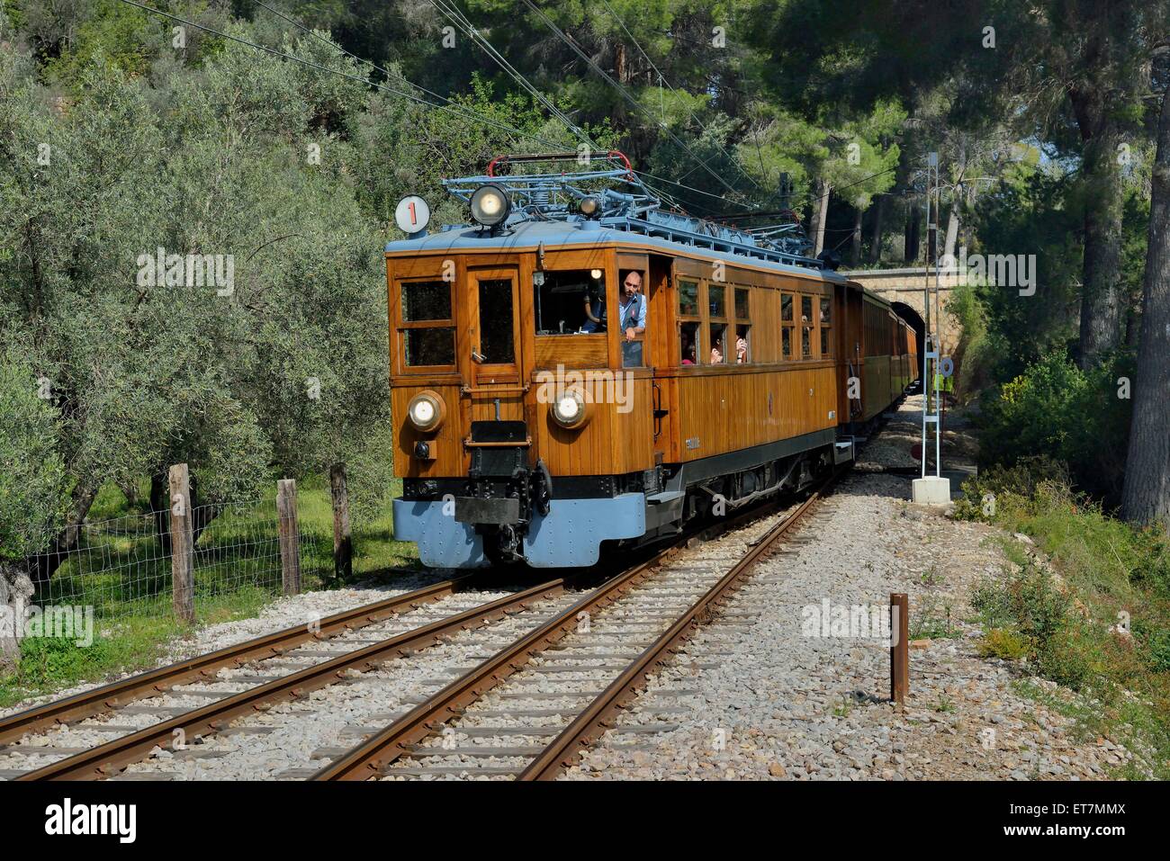 Soller train majorca hi-res stock photography and images - Alamy