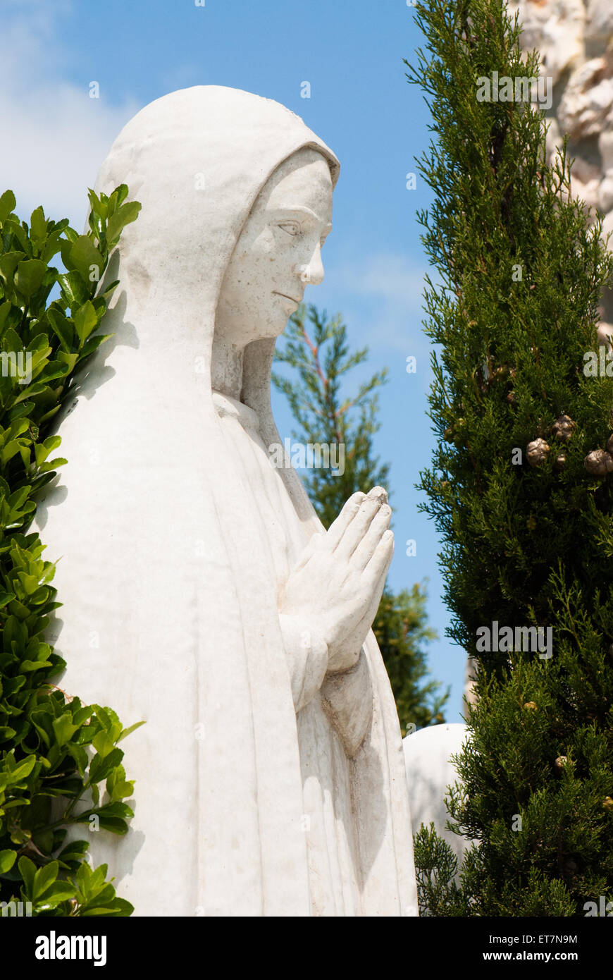 Statue of Virgin Maria Stock Photo - Alamy