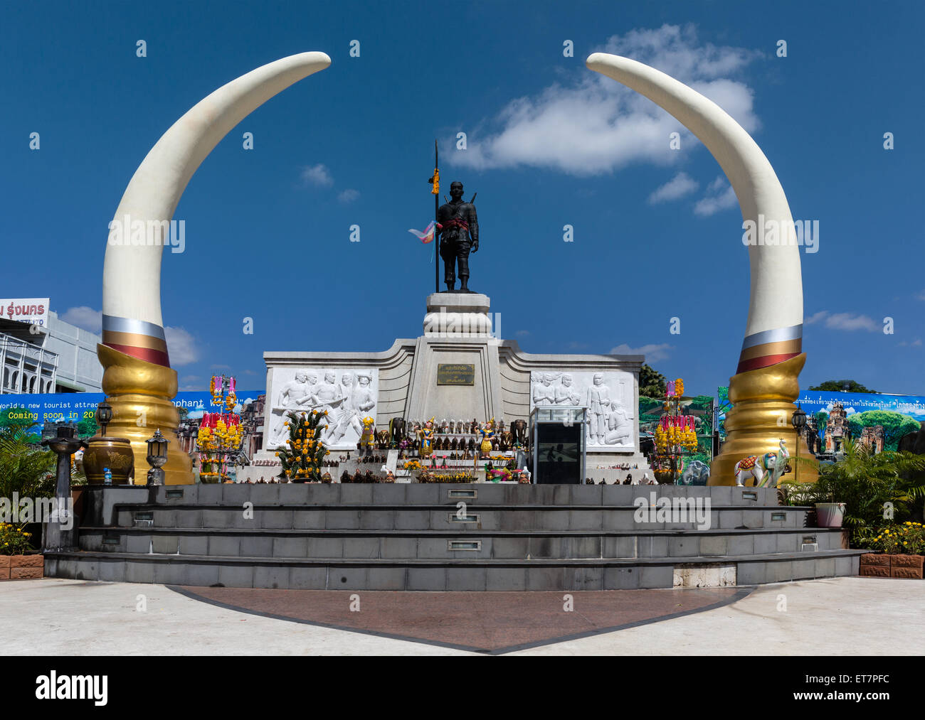 Monument to Phraya Surin Phakdi Si Narong Changwang, Surin, Surin Province, Isaan, Isaan ...