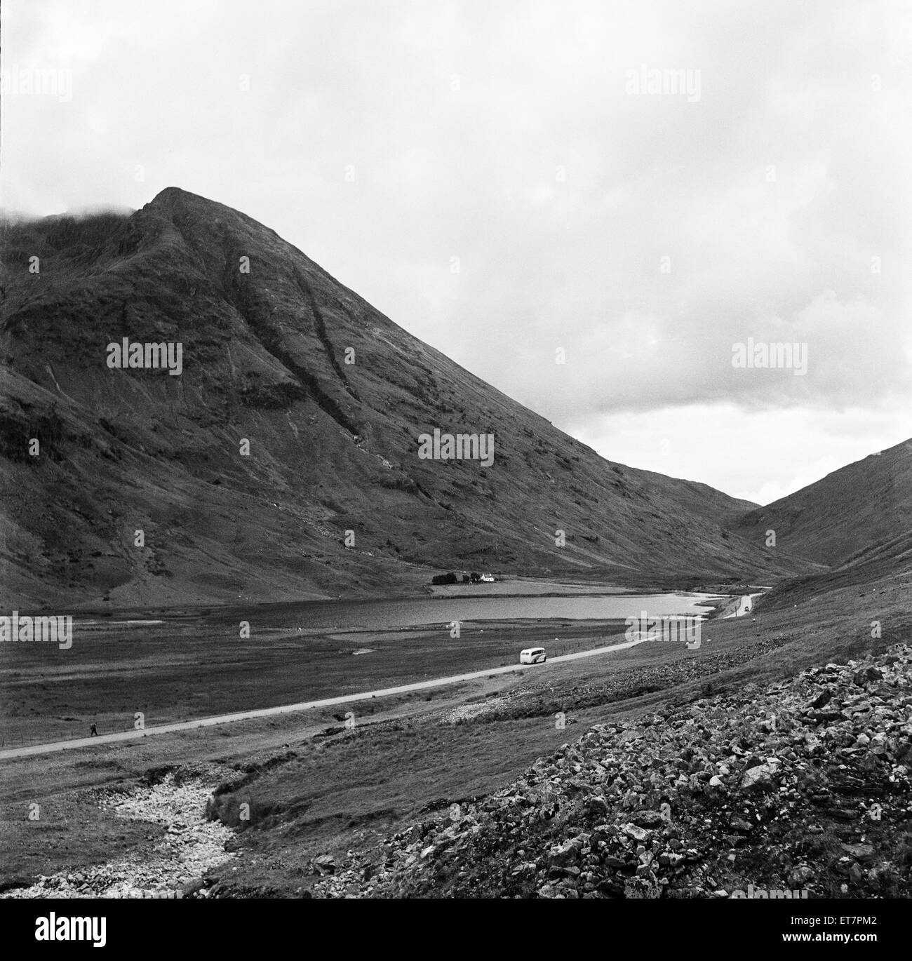 The Pass of Glen Coe. Argyll and Bute, Scotland. 23rd August 1951 Stock ...