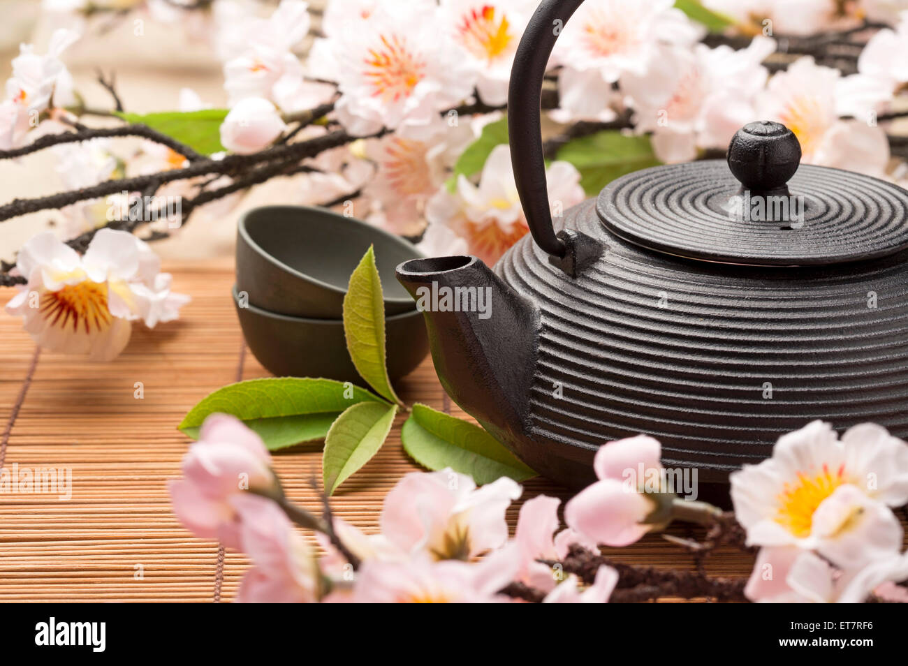 Zen tea set hi-res stock photography and images - Alamy