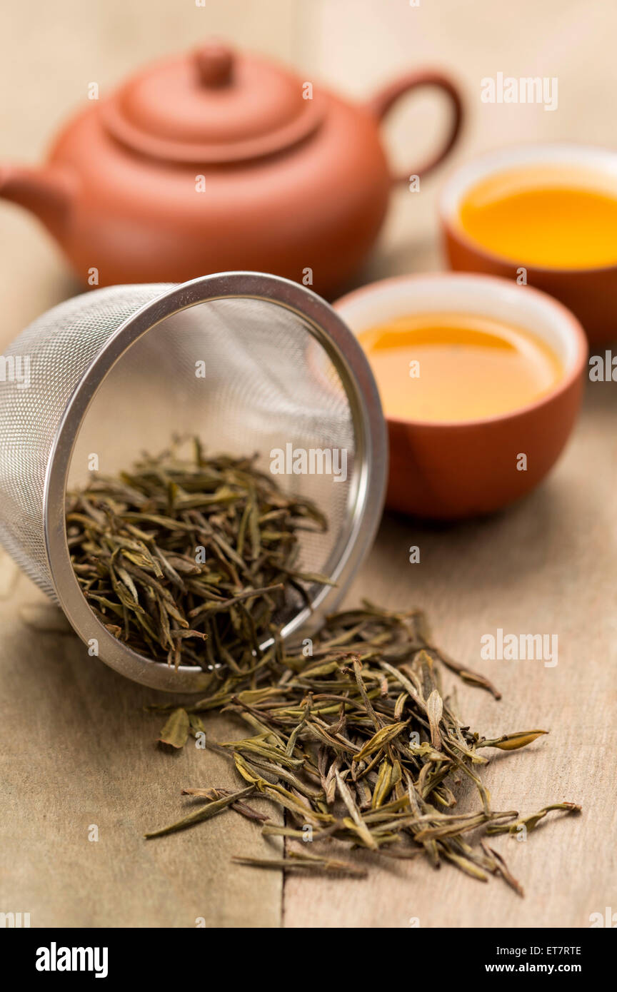 Tea, Tea leaves Stock Photo - Alamy