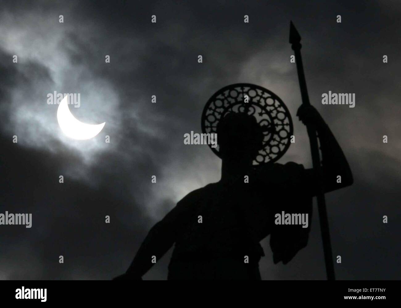 Solar Eclipse in Venice Featuring: Atmosphere Where: Venice, Italy When ...