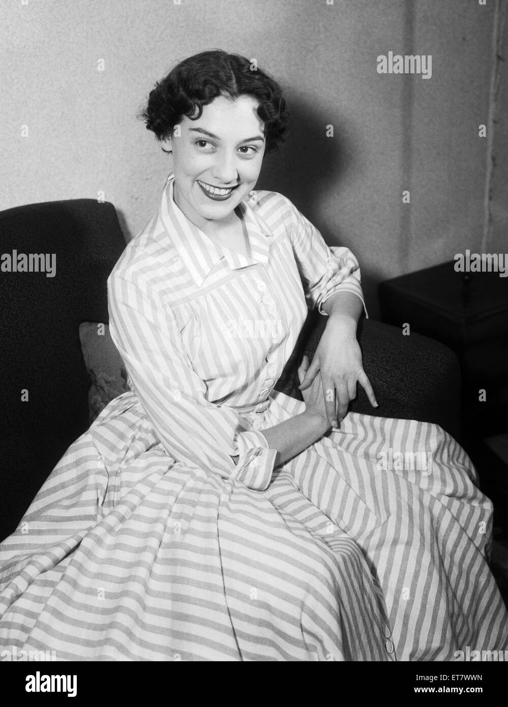 A portrait of Anne Rogers, who was born in Liverpool, and is an English ...