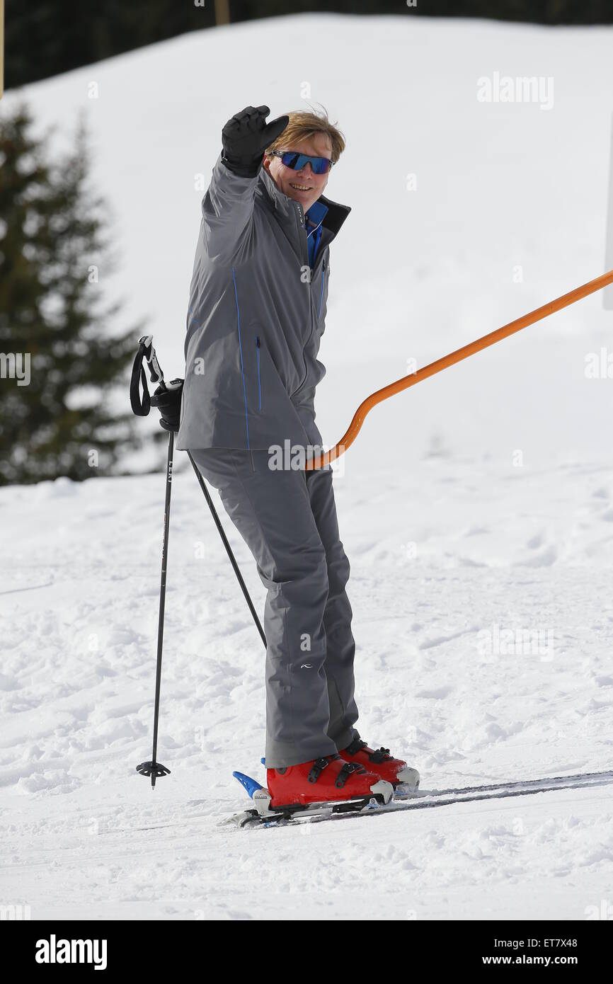 Dutch Royals pose for the media during a photo shooting in the Austrian ...