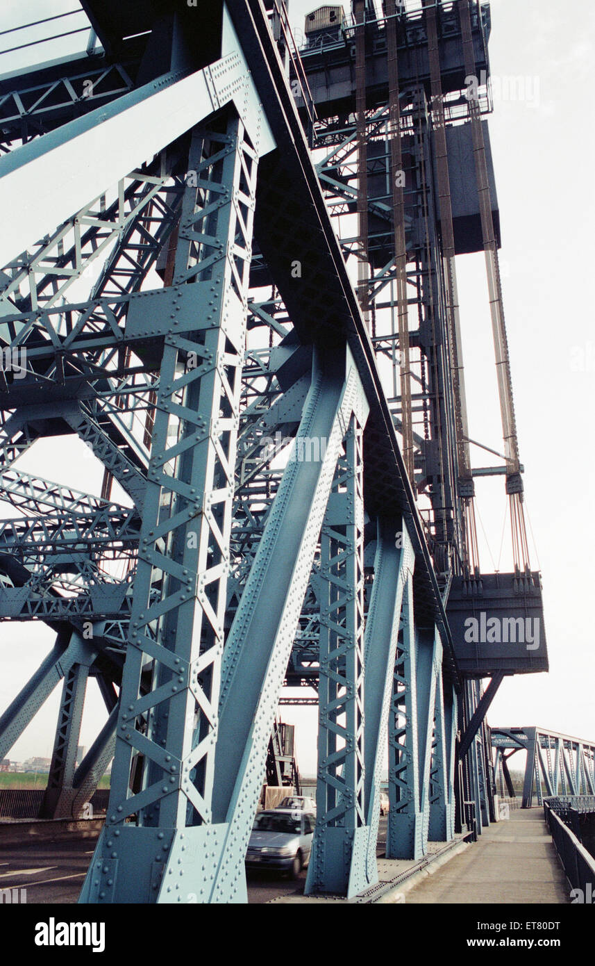 The Newport Bridge, Middlesbrough, 16th February 1993 Stock Photo - Alamy