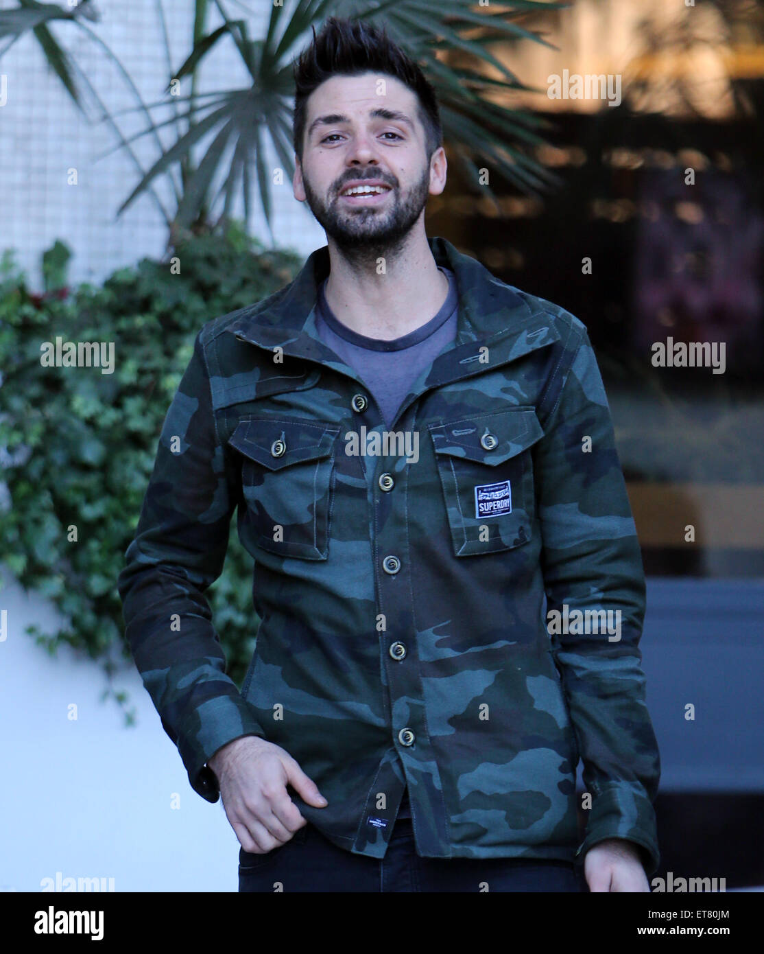 Ben Haenow outside ITV Studios Featuring: Ben Haenow Where: London ...