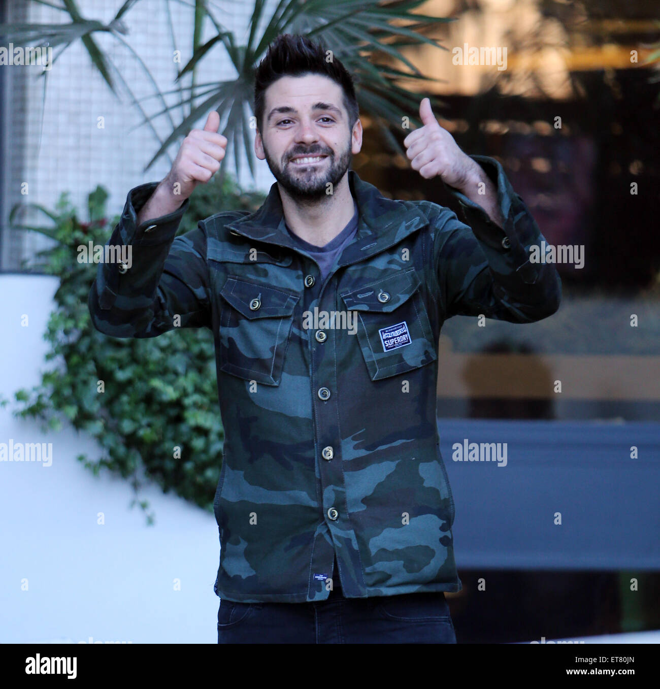 Ben Haenow outside ITV Studios Featuring: Ben Haenow Where: London ...