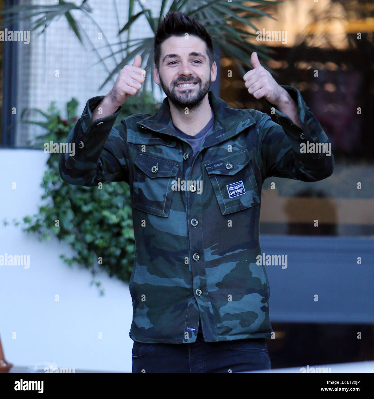 Ben Haenow outside ITV Studios Featuring: Ben Haenow Where: London ...