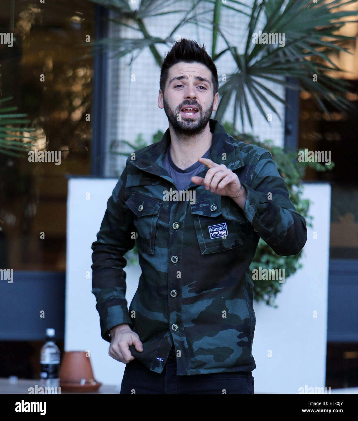 Ben Haenow outside ITV Studios Featuring: Ben Haenow Where: London ...