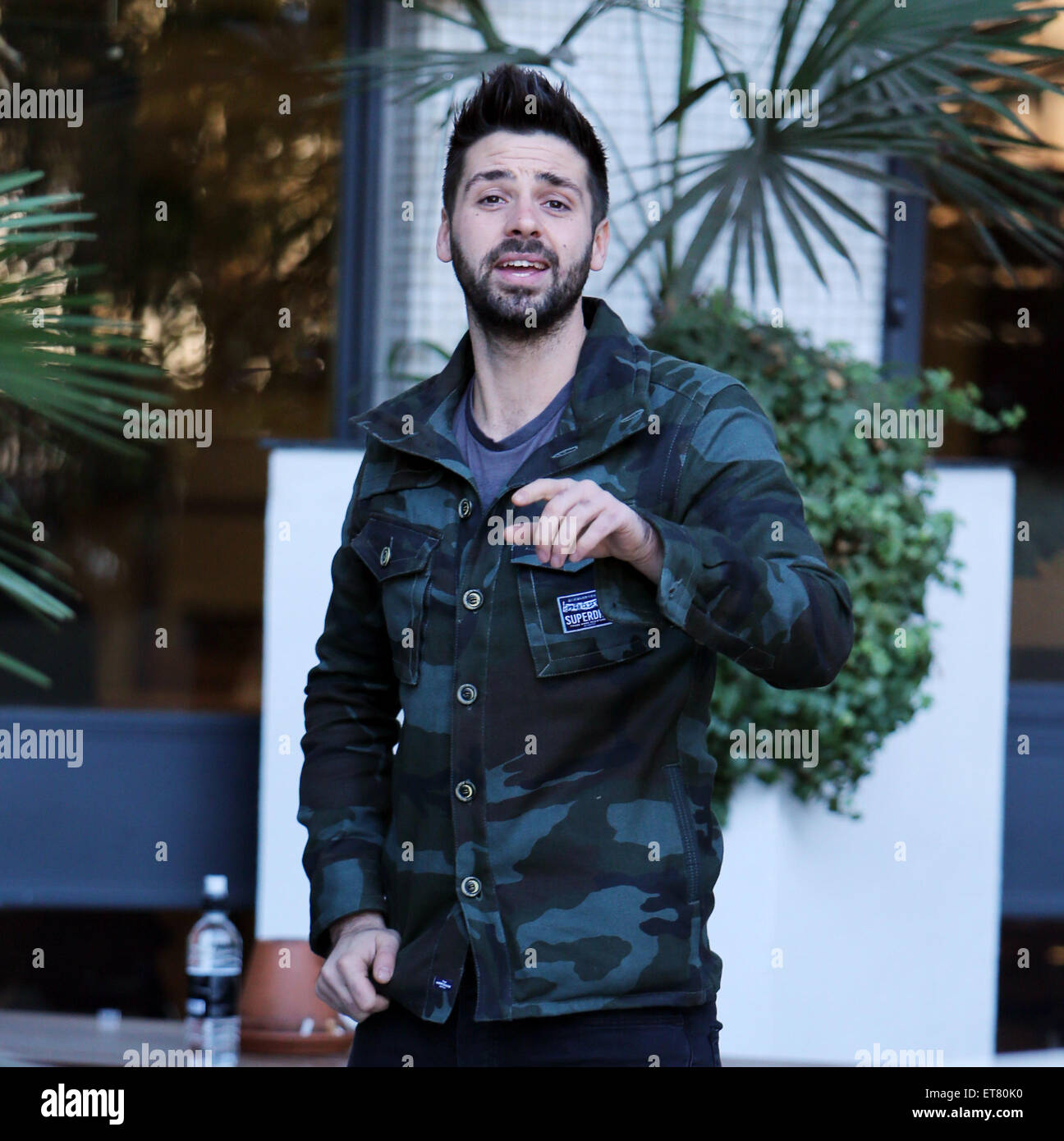 Ben Haenow outside ITV Studios Featuring: Ben Haenow Where: London ...