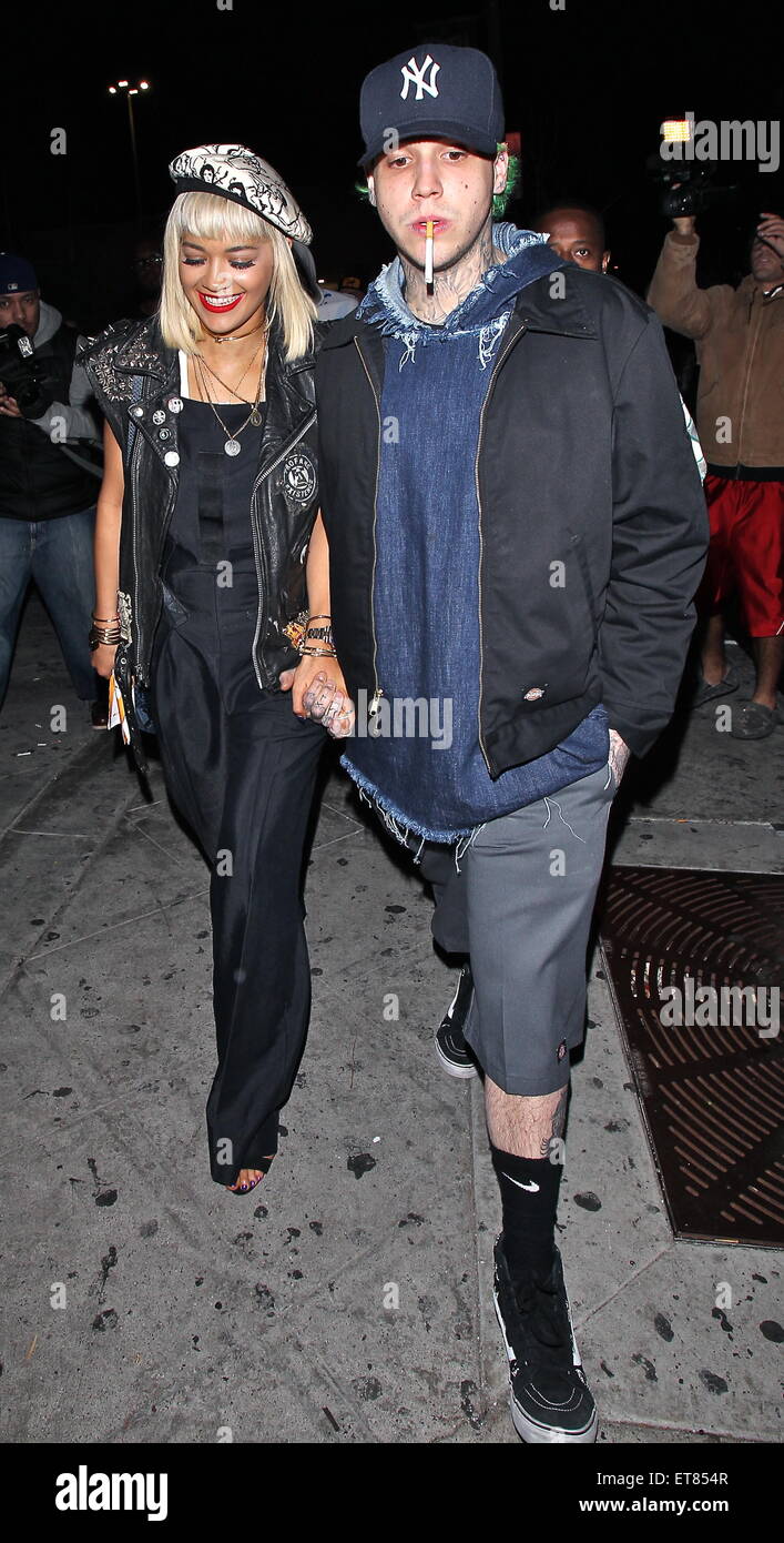 Rita Ora and boyfriend Ricky Hilfiger leave The Roxy in Hollywood ...