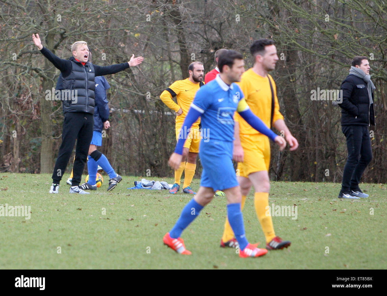 Annual Essex Boys Christmas Football Match Featuring: Josh Wright Where ...
